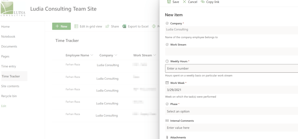 How to Build a Time Tracker with a SharePoint List (Plus Tips)