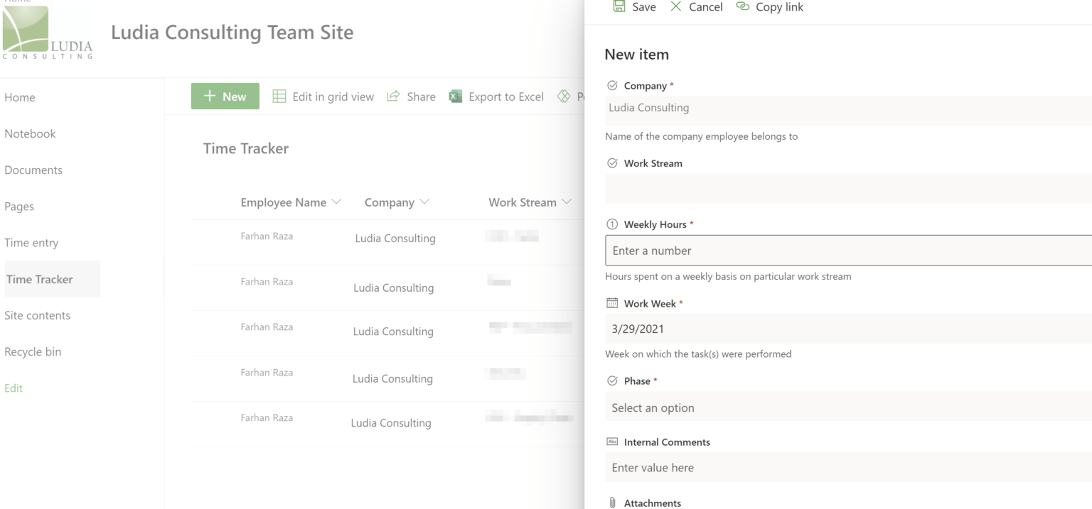 How to Build a Time Tracker with a SharePoint List (Plus Tips)