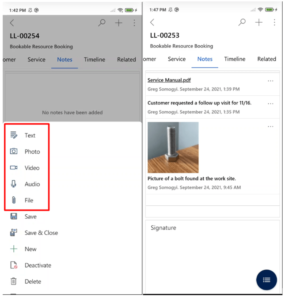 How Booking Quick Notes Works in Dynamics 365 Field Service